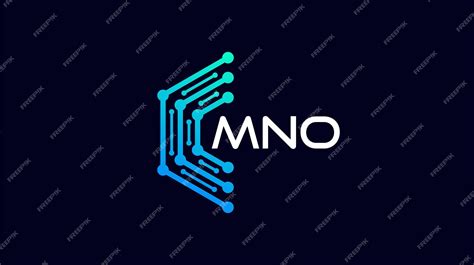 Premium Vector Technology Modern Letter Mno Abstract Logo Bundle