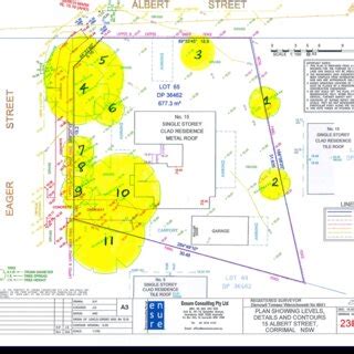 Plan Showing The Position Of The Trees Assessed In This Report Download Scientific Diagram