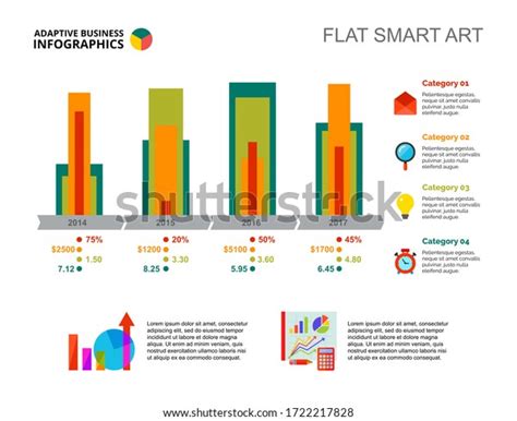 Bar Chart Timeline Diagram Percentage Layout Stock Illustration Shutterstock