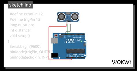 Distance Wokwi Esp32 Stm32 Arduino Simulator