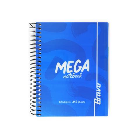 Mega Notebook Medium Bravo
