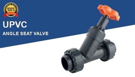 Pneumaticallypiston Actuated High Flow Rate Black Upvc Angle Seat