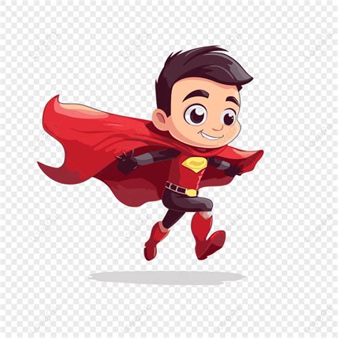 비행 슈퍼 히어로 벡터상표만화클립 아트 Png 일러스트 무료 다운로드 Lovepik