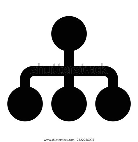 Hierarchy Icon Design Flowchart Vector Workflow Stock Vector Royalty Free 2522256005
