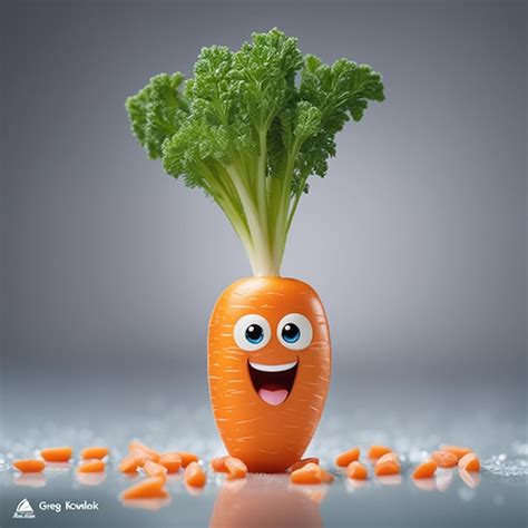 Premium Photo Carrot Cute Miki Asai Macro Photography Close Up Hyper Detailed Trending On