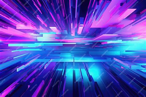 premium photo highspeed digital data stream visualization