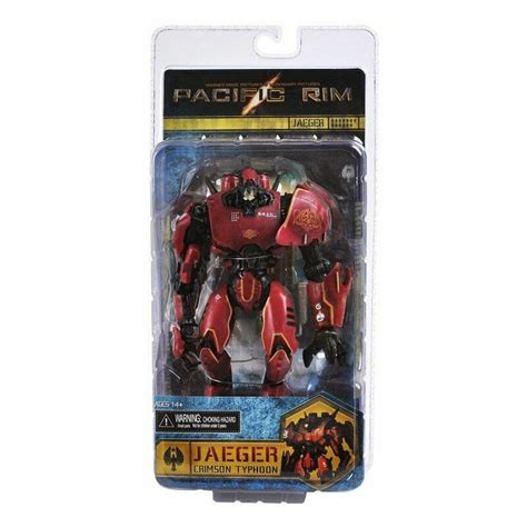 Jaeger Crimson Typhoon 7 Action Figure Toy Red Robot For Pacific Rim
