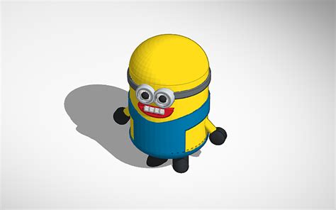 3d Design Minion Figurine Digital Ethno Tinkercad