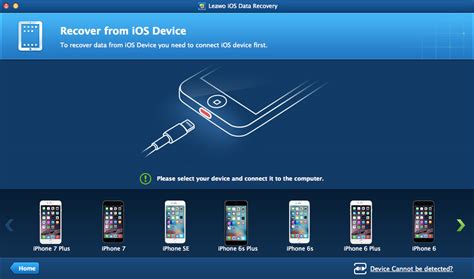How To Recover Data From Ios Devices Leawo Ios Data Recovery Mac User Guide