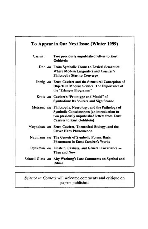 Sic Volume 12 Issue 3 Cover And Back Matter Science In Context