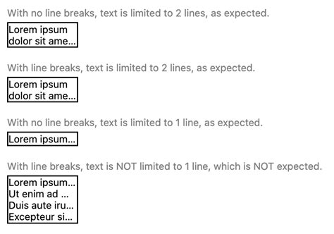 Numberoflines Does Not Work As Expected When Contains N S Issue Necolas