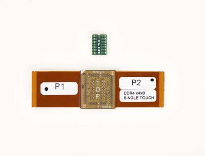KEYSIGHT W4643A DDR4 X4 X8 BGA Interposer 78 Ball 2 Wing Connects To U4208A U4209A For LA