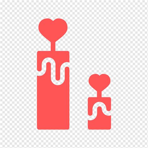 사랑 로맨틱 발렌타인 데이 촛불 저녁 발렌타인 데이 글리프 아이콘 Png Pngwing