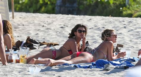 Julianne Hough And Nina Dobrev Beach
