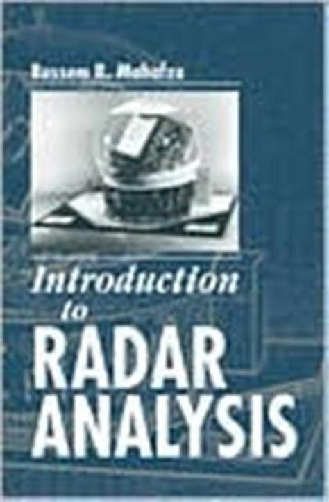 Introduction To Radar Analysis 9780849318795 Bassem R Mahafza Boeken Bol