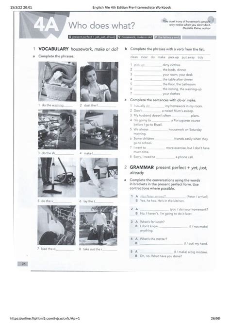 English File 4th Edition Pre Intermediate Workbook Pdf