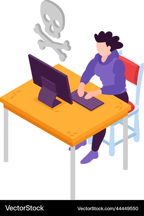 Isometric Hacking Icon Royalty Free Vector Image Isometric Hacking Icon Royalty Free Vector Image