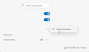 How To Export Passwords From Microsoft Edge