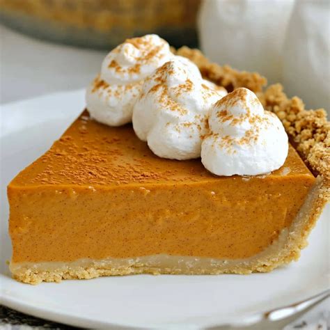 No Bake Marshmallow Pumpkin Pie Recipe Savoury Flavor