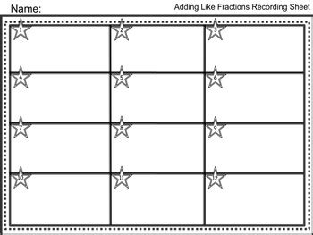 Adding Like Fractions Add And Simplify By The Business Of Teaching