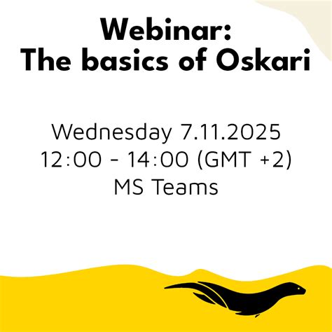 Oskari Webinar The Basics Of Oskari Positio