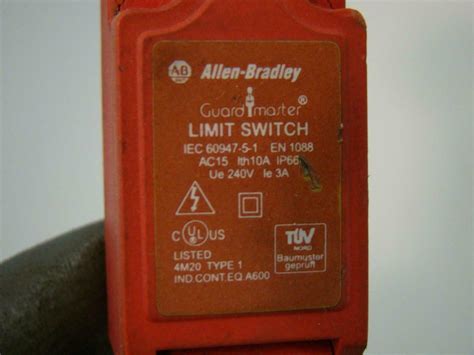 Allen Bradley Guard Master Limit Switch 240v Iec 60947 5 1 Ebay