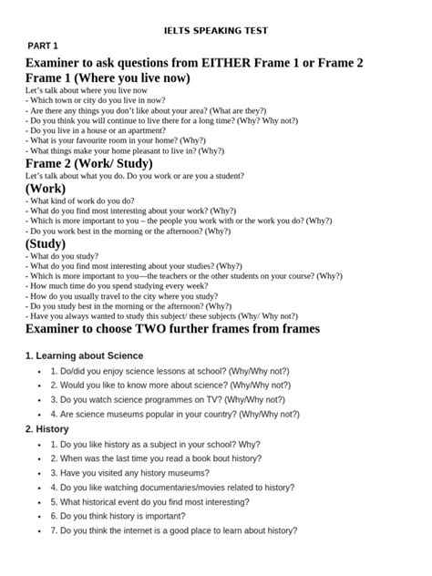 5 Ielts Speaking Mock Test 24 Pdf Cakes Desserts