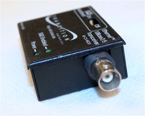 Used Transition Networks E CX MC01 Ethernet 10Base2 Transceiver