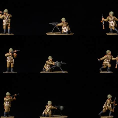 3d Printable 1015mm Soviet Motostrelki Company 1980s With Ak 74s
