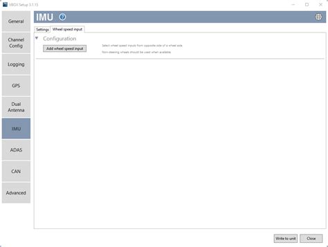 Imu Integration Vbox 3i Adas Racelogic Support Centre