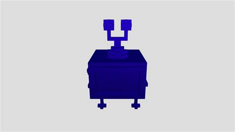 Small Voxel Tv 3d Model By Ghostkaty [e17e301] Sketchfab