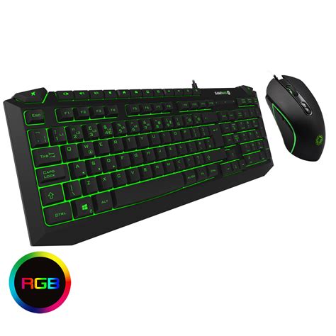 Pulse Kit Colour RGB Keyboard With Pulsing Mouse GameMax UK