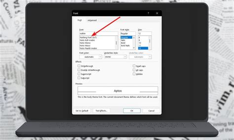 How To Change Default Font Style In Microsoft Word Beebom