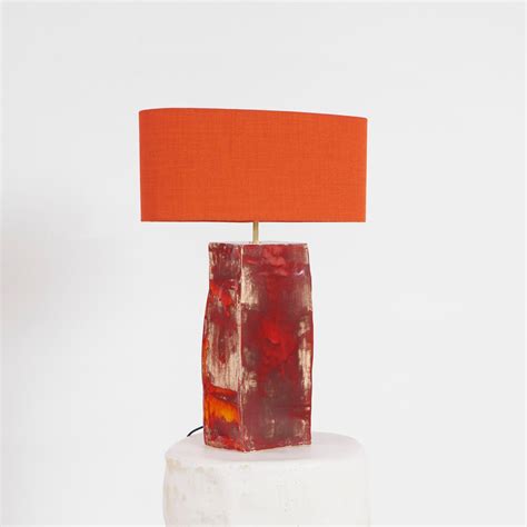 Rectangular Ceramic Lamp For Sale At 1stdibs