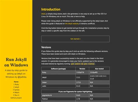 Run Jekyll On Windows
