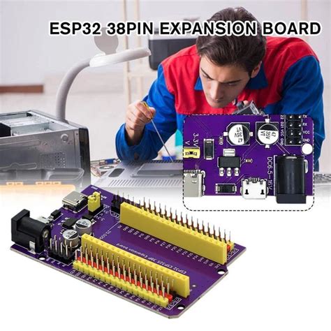 SCHEDA DI ESPANSIONE ESP32 38PIN ESP32 Scheda Breakout Adattatore Morsetti DE L0L6 EUR 5 11
