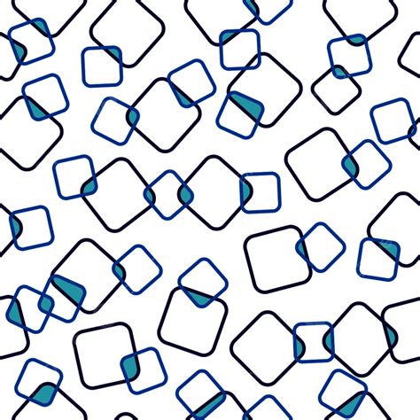 Seamless Pattern Of Blue Intersecting Squares Background Creative Chaotic Vector Background