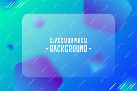 Premium Vector Glassmorphism Gradient Background