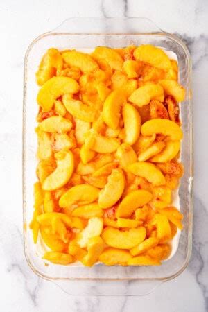 No Bake Fresh Peaches And Cream Dessert House Of Nash Eats
