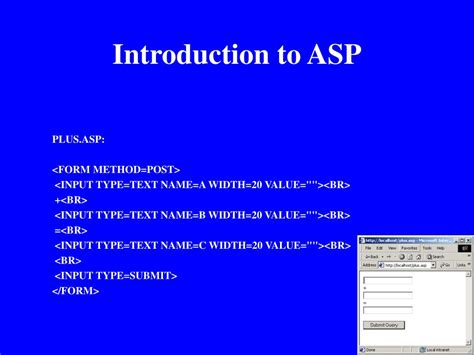 PPT Introduction To VB ASP COM PowerPoint Presentation Free Download ID