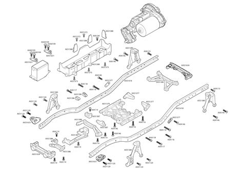 Exploded View Axial Scx10 Ii Umg10 110 Kit Chassis Astra