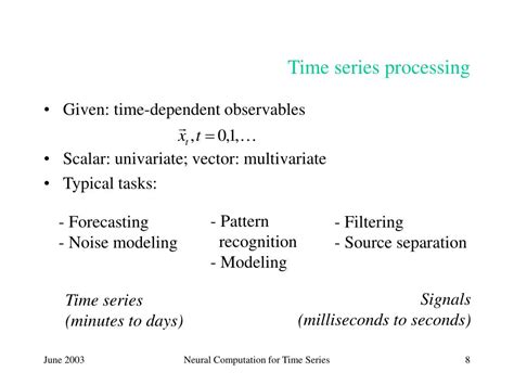 ppt neural computation and applications in time series and signal processing powerpoint