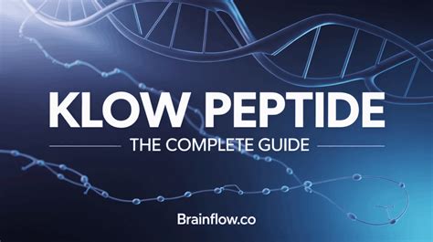 Klow Peptide Blend Complete Guide Dosage Benefits And Side Effects