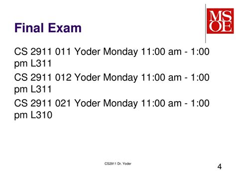 Cs2911 Week 10 Class 2 Today Tomorrow Final Exam Monday 11am Ppt