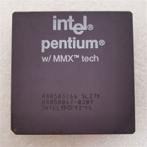 Intel Pentium MMX Processor 在线CPU博物馆 微处理器博物馆 Honux s CPU Museum