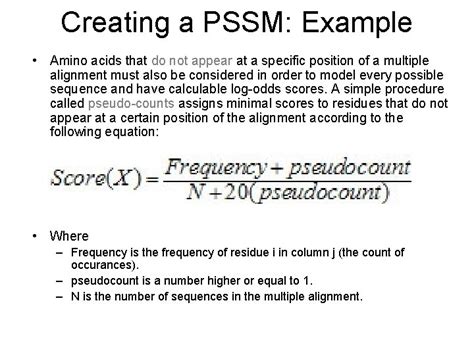 Scoring Matrices Scoring Matrices Pssms And Hmms Reading