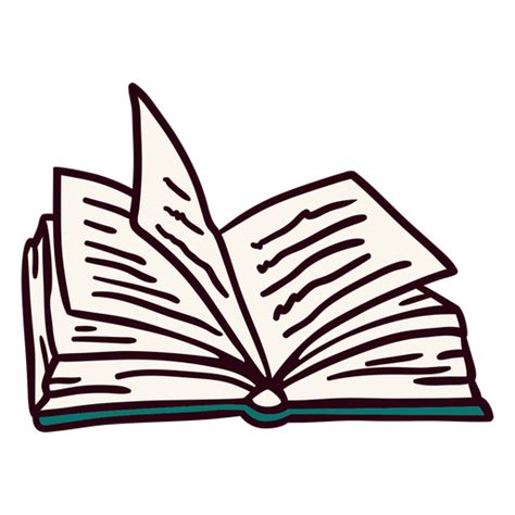 Diseño Png Y Svg De Ilustración De Libro Abierto Azul Para Camisetas