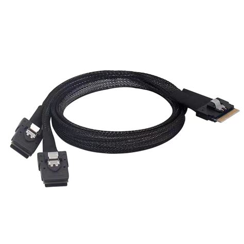 Slimsas 4 0 Sff 8654 8i To 2 Sff 8087 Mini Sas Cable Skywardtel