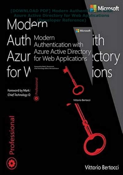 Download Pdf ⚡ Modern Authentication With Azure Active Directory For Web Applications