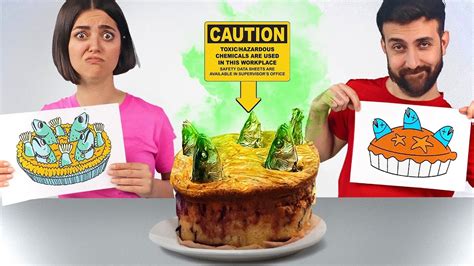 نقاشی بکش یا بخورش 🥲 سخت ترین چالش زندگیم Youtube